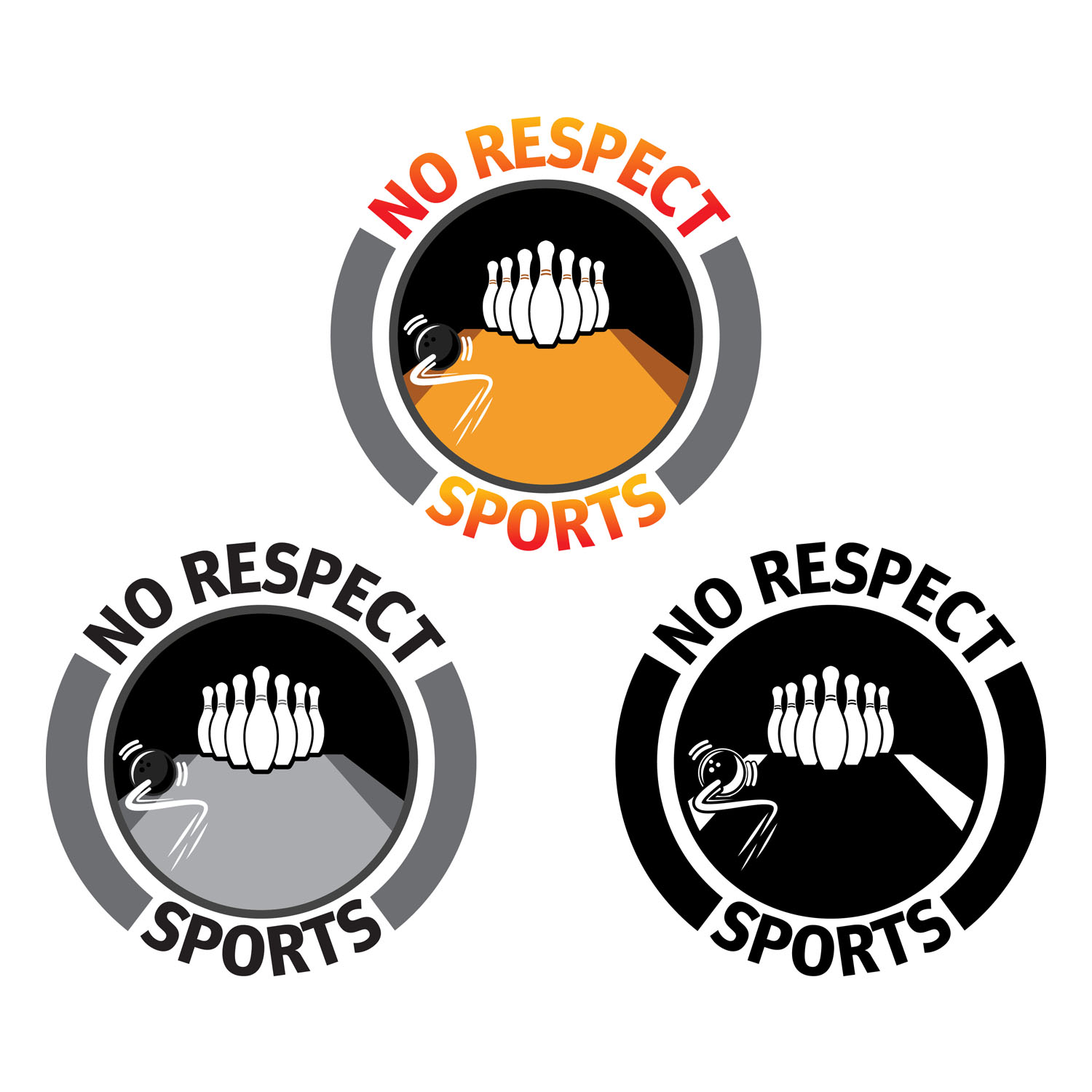 Bold, Masculine, Entertainment Logo Design for No Respect Sports by ...