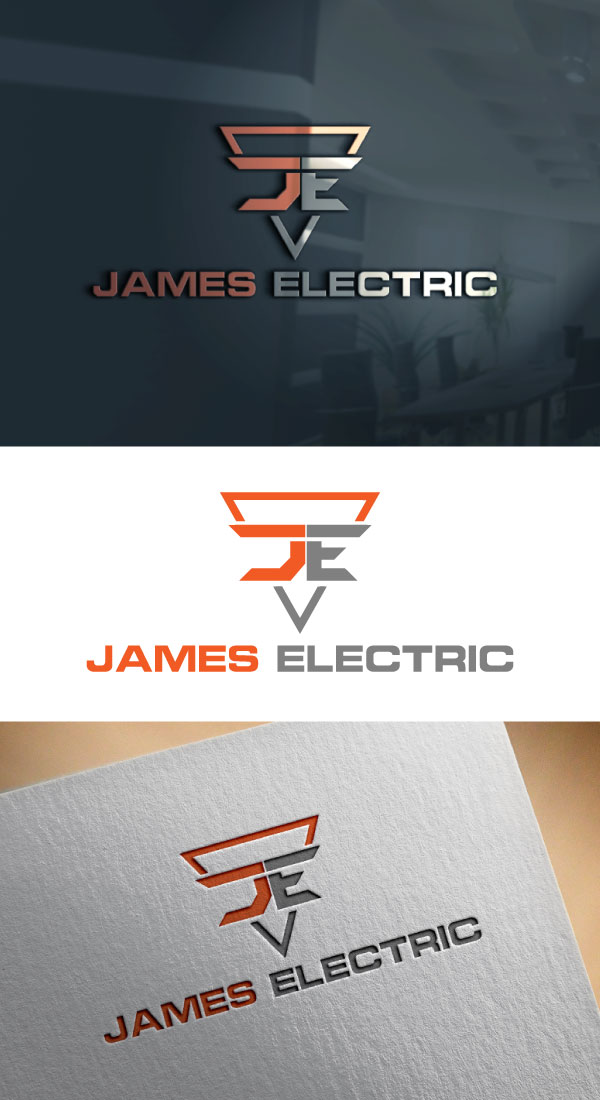 Bold, Serious, Electrical Logo Design for JAMES ELECTRIC by aishwarya.... | Design #20196532