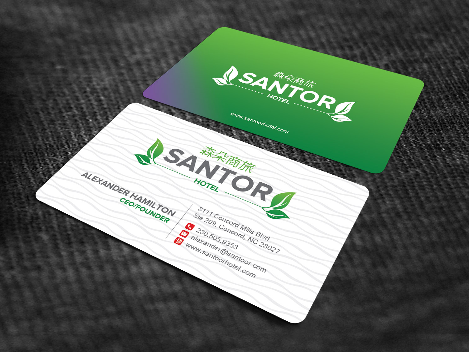 Modern, Upmarket, Hotel Business Card Design for a Company by ...