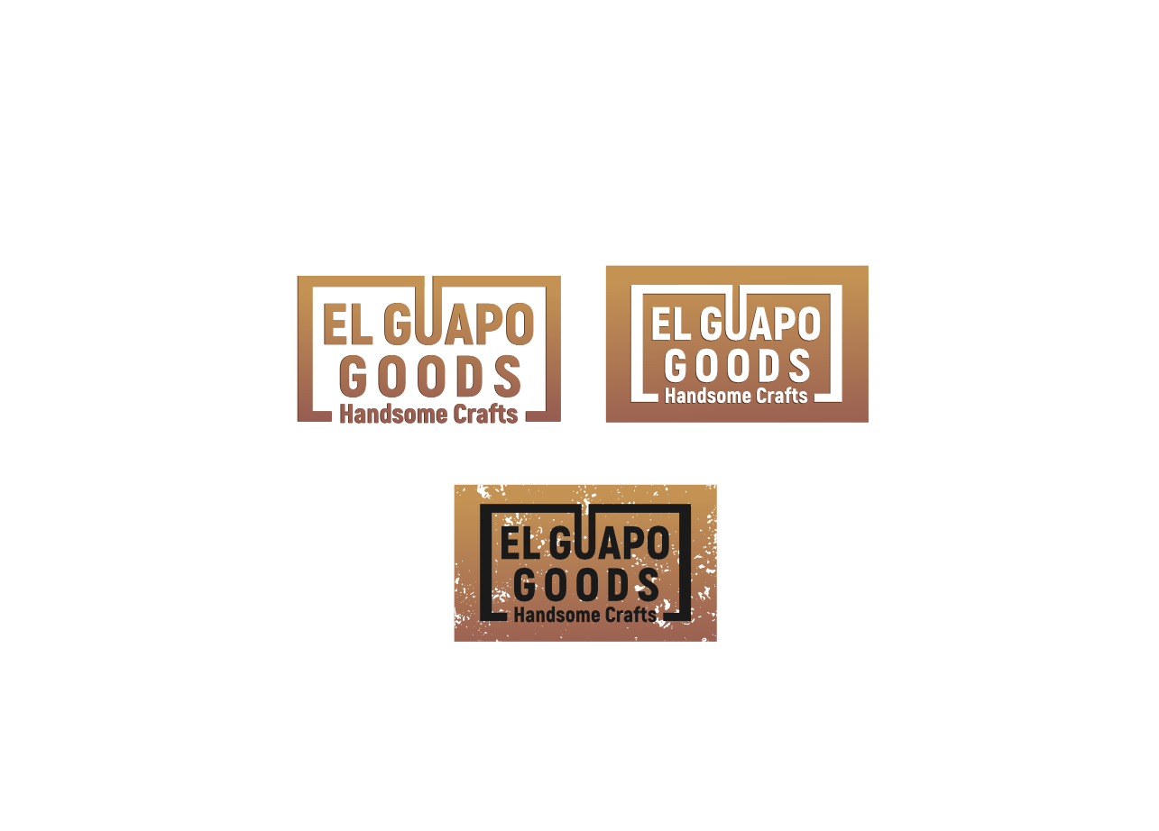 Upmarket, Playful Logo Design for El Guapo Goods - Handsome Crafts by ...