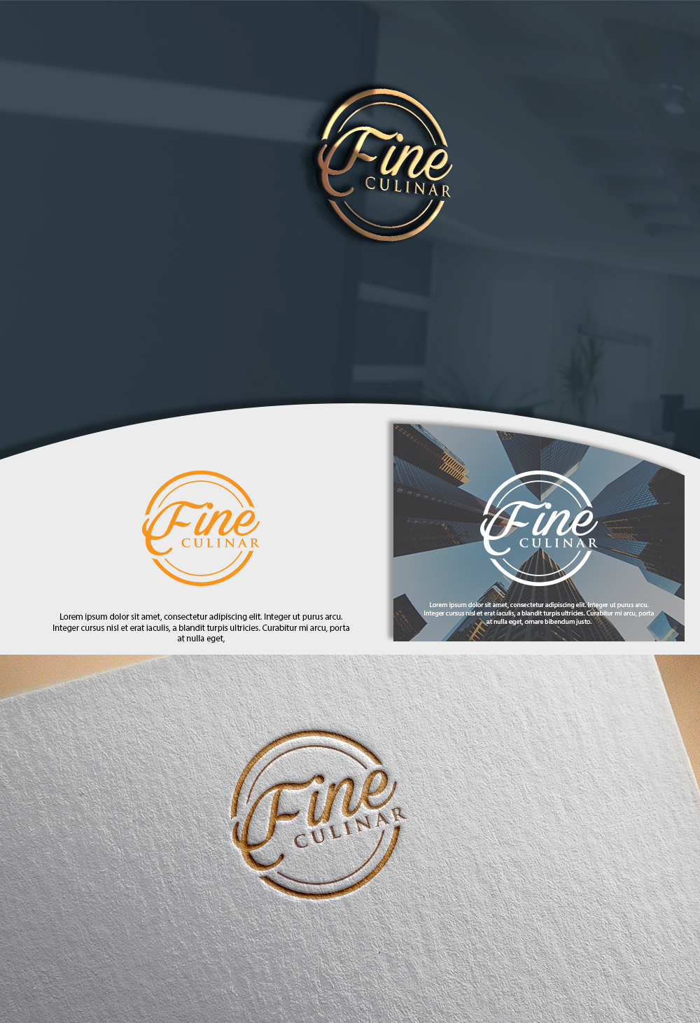 Serious, Modern Logo Design for Fine Culinar by InkForge Studio ...