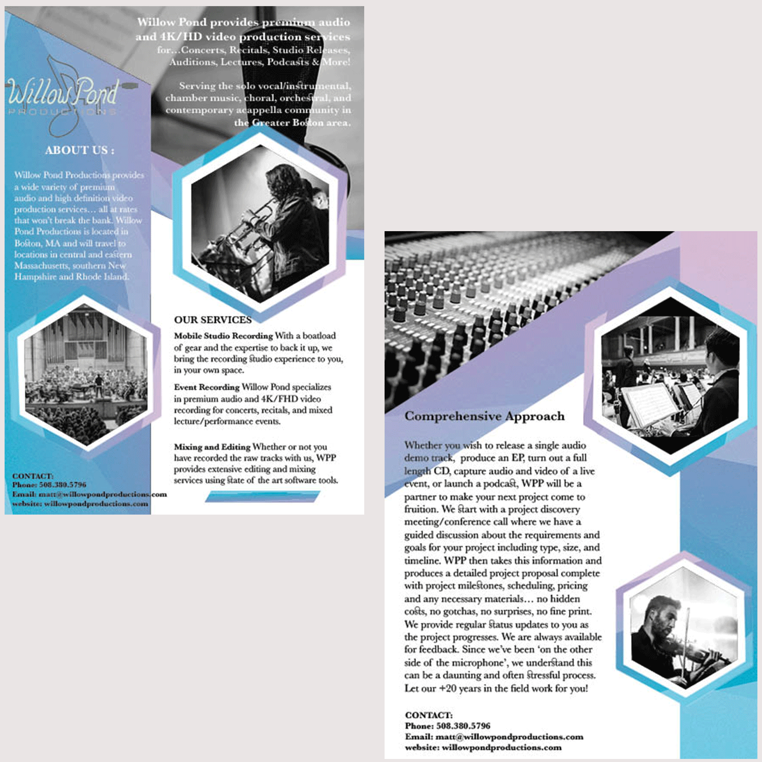 Elegant, Serious, Audio Flyer Design for a Company by Lesegolm | Design ...