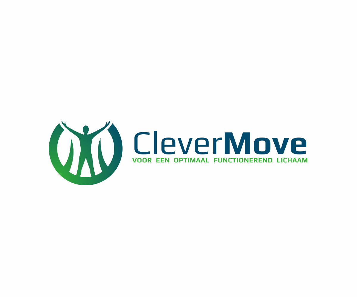 Bold, Modern, Health Logo Design for Clever Move subtext: Voor een ...
