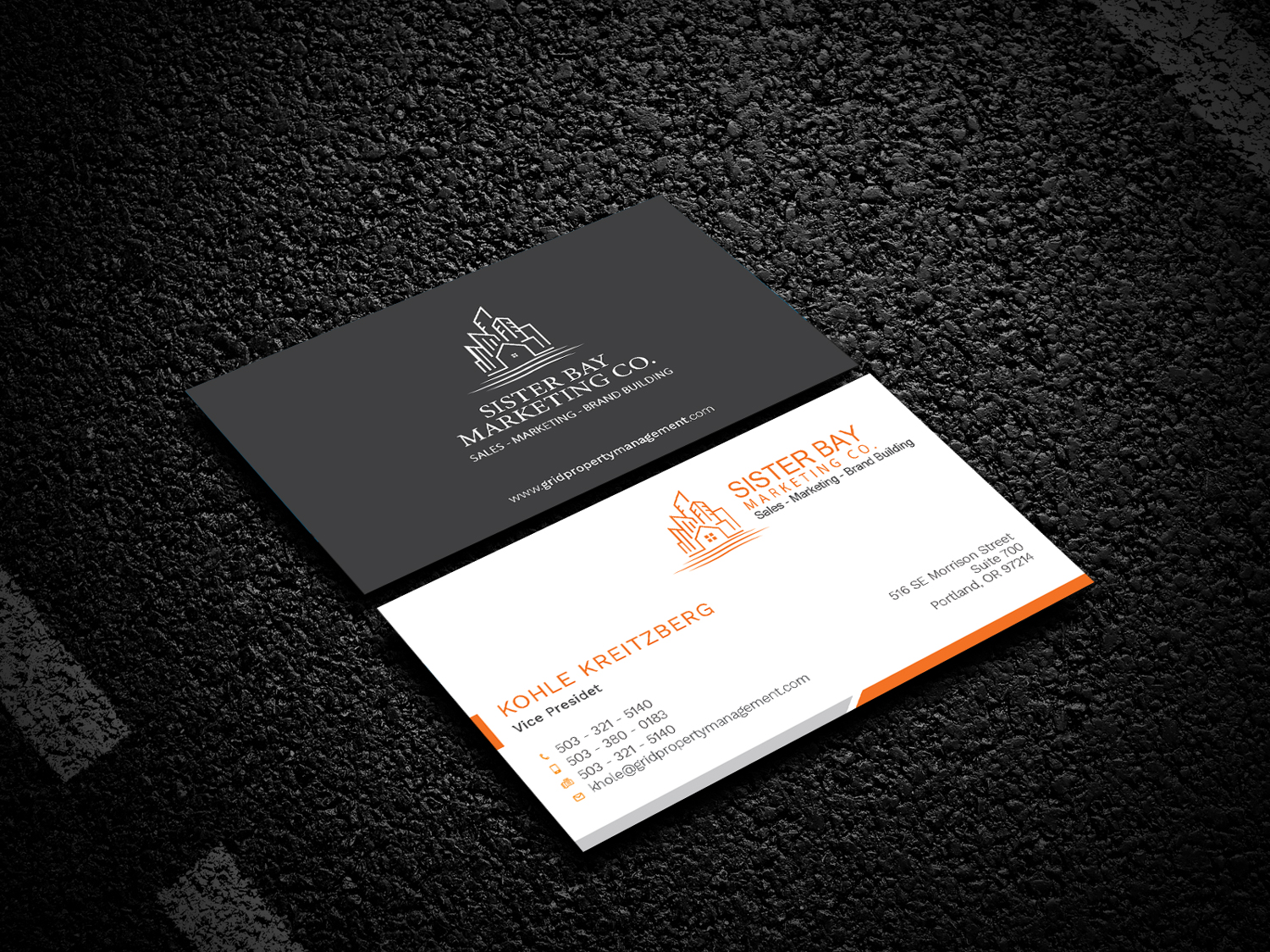 Serious, Modern, Marketing Business Card Design for by Design2c ...