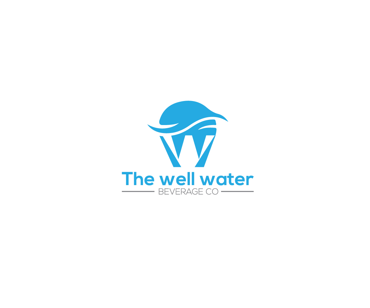 Elegant, Playful, Water Company Logo Design for THE WELL WATER BEVERAGE ...