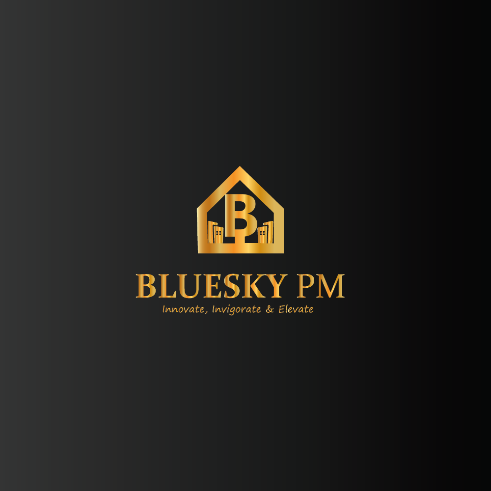 Elegant, Playful, Property Management Logo Design for BluSky PM ...
