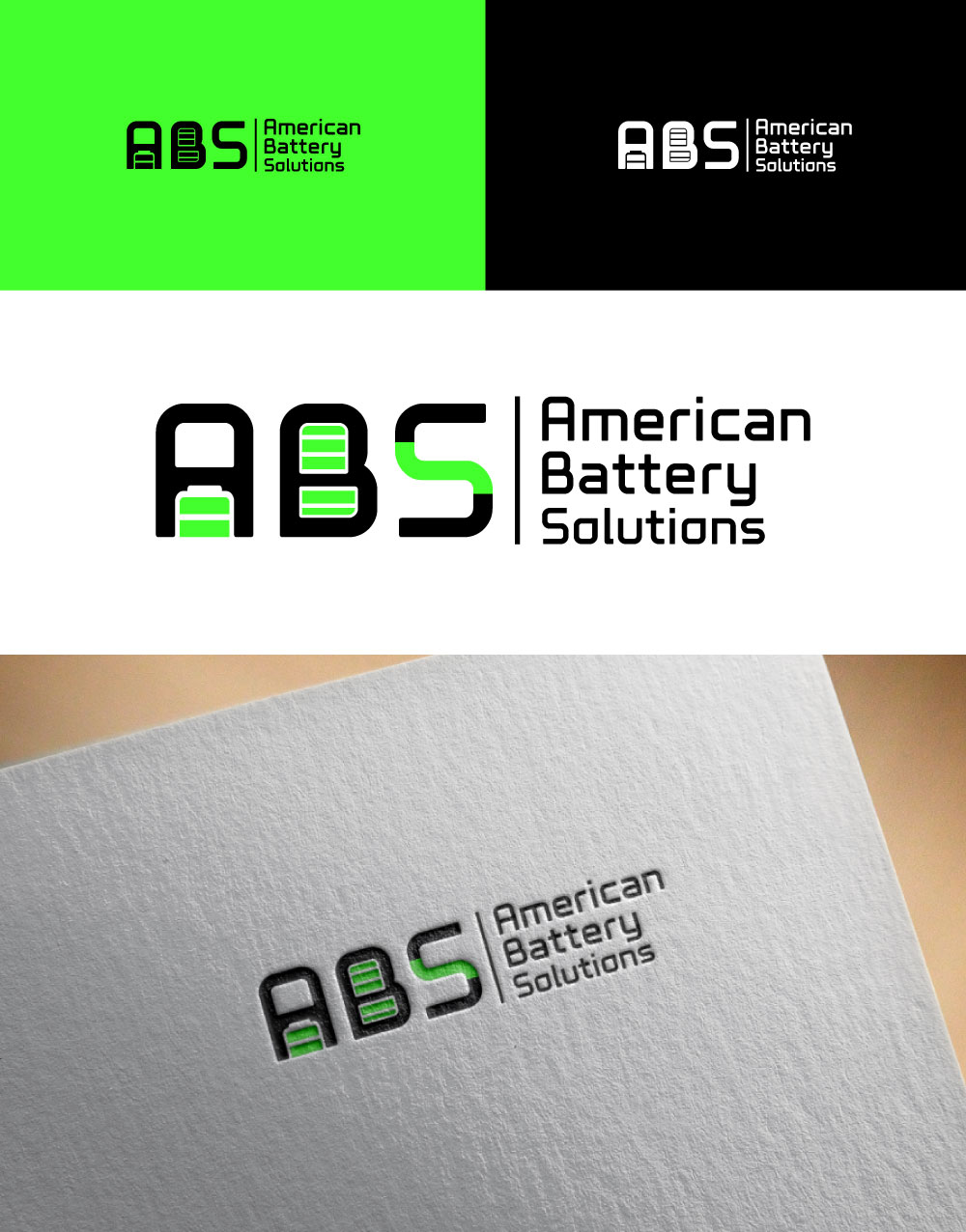 Logo Design for American Battery Solutions by Ash_king | Design #20258995