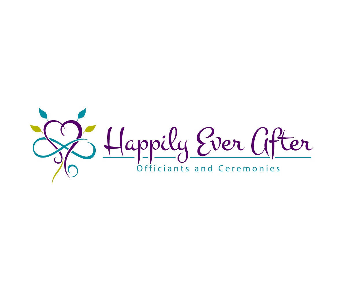 Personable, Colorful, Wedding Logo Design for Happily Ever After ...