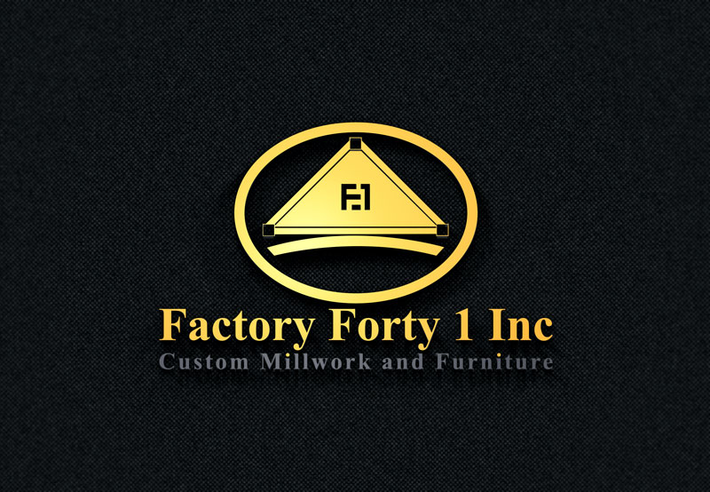 Logo Design for Factory Forty 1 Inc. Custom Millwork and Furniture by ...