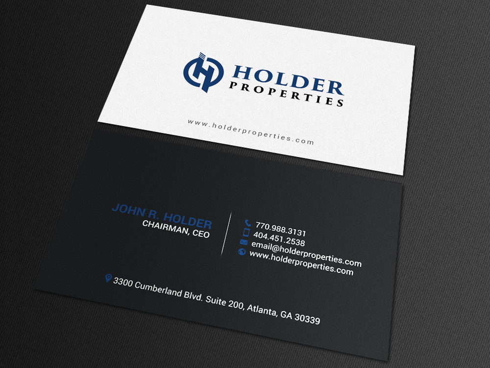 Modern, Bold Stationery Design for Holder Properties by chandrayaan ...