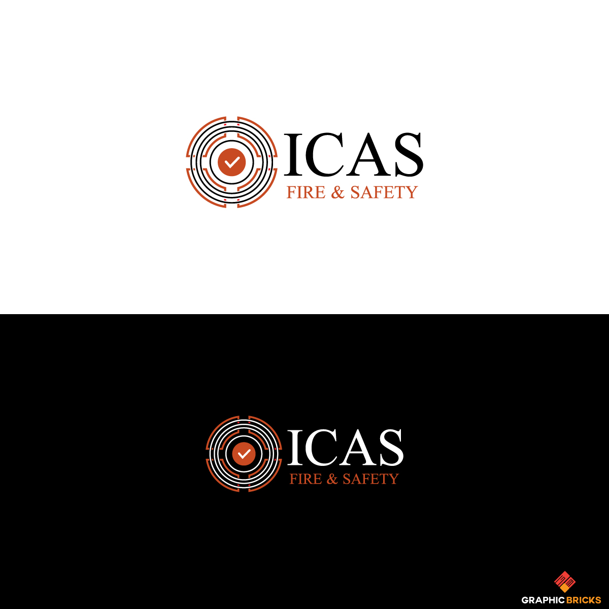Logo Design for Icas (Fire & Safety) by Graphic Bricks | Design #20270979