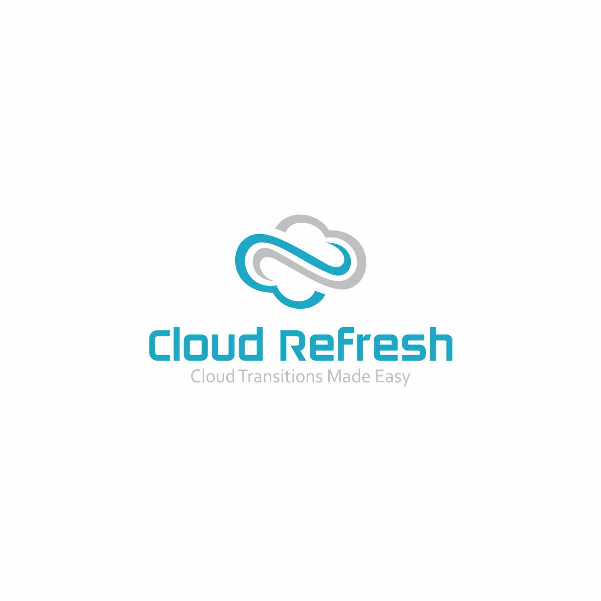 Modern, Professional, It Service Logo Design for cloud refresh, cloud ...