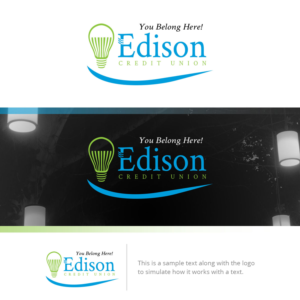 Edison Credit Union Logo Design | 38 Logo Designs for Edison / Credit ...