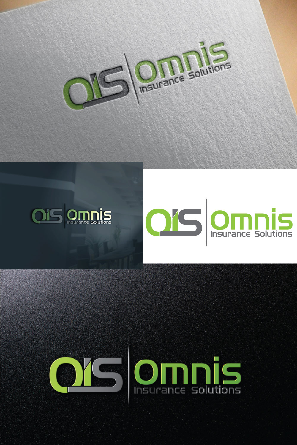 Modern, Professional, Insurance Broker Logo Design for Omnis Insurance ...