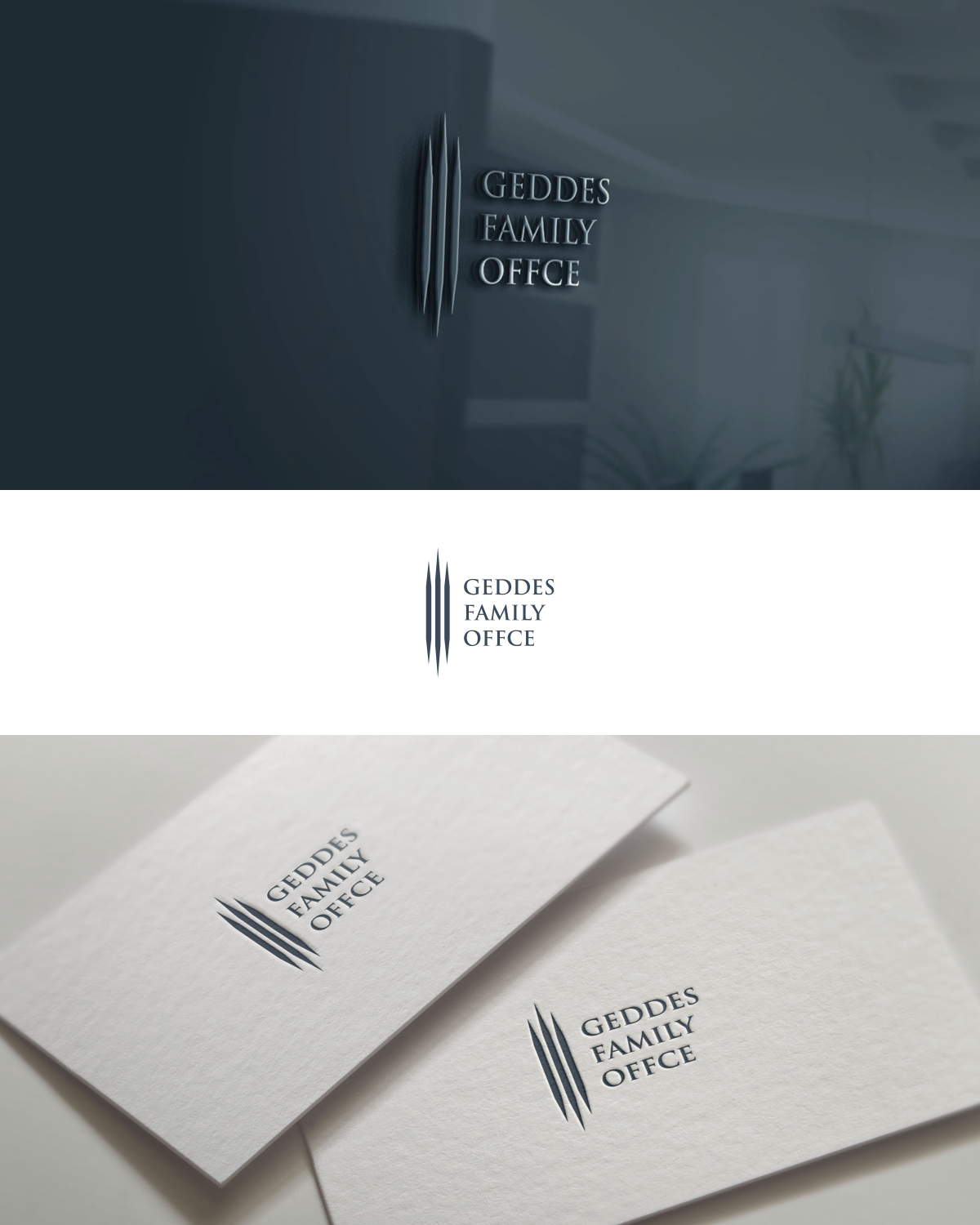Serious, Modern Logo Design for Geddes Family Offce by jeruk's | Design ...