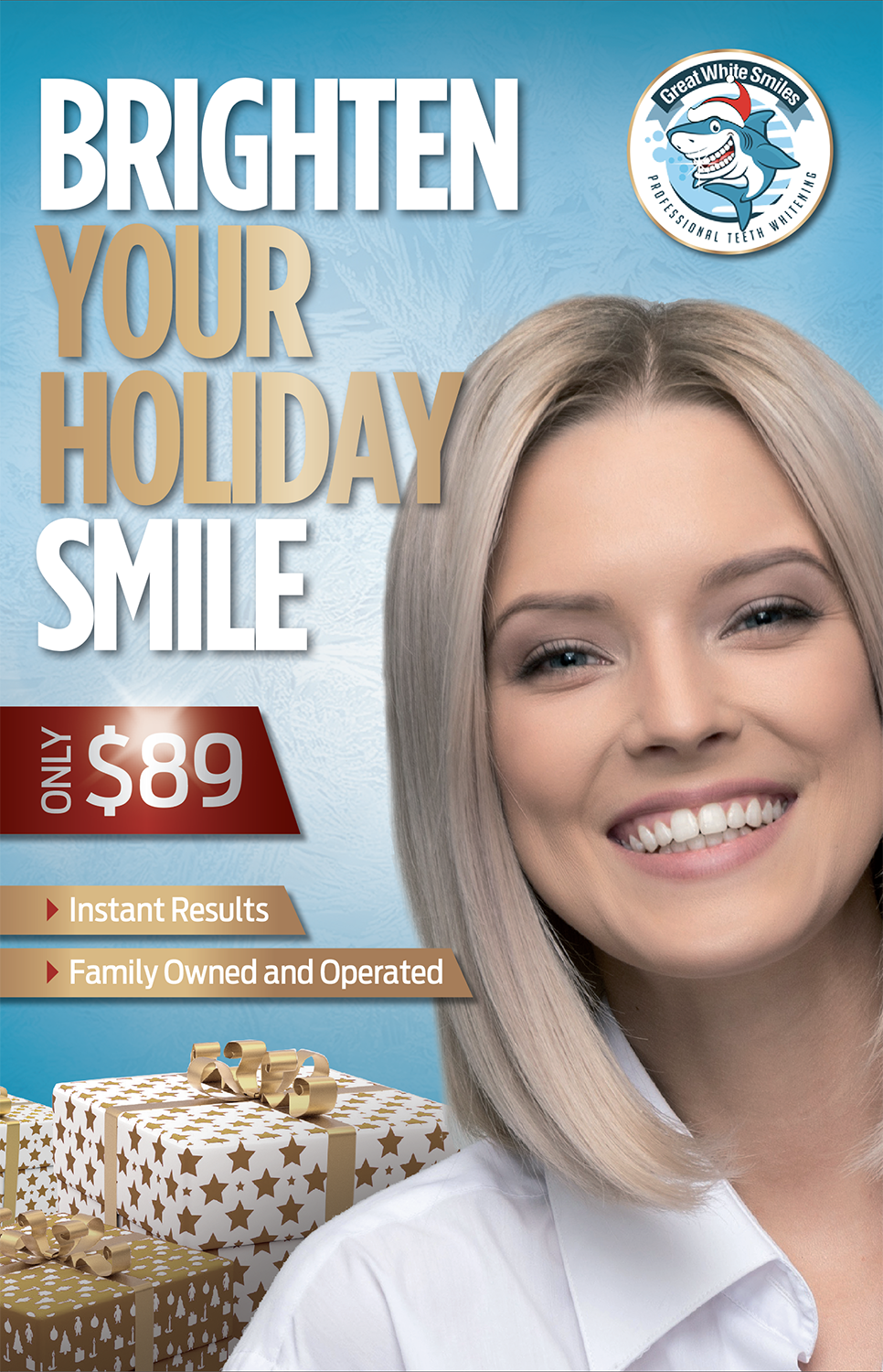 Poster Design for Great White Smiles by Ivana Kucko | Design #20353850 Poster Design for Great White Smiles by Ivana Kucko | Design #20353850