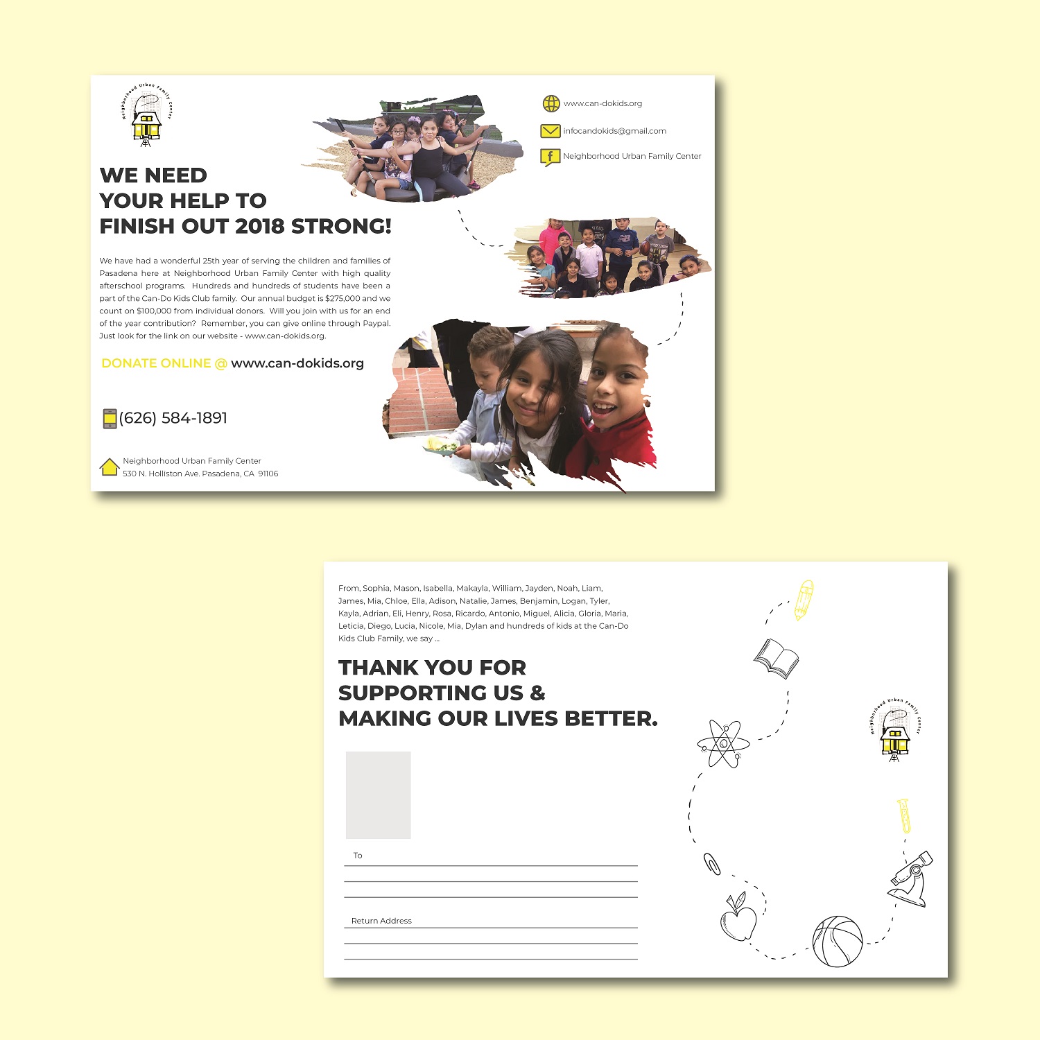 Bold, Playful, Non-Profit Flyer Design for a Company by Nwaneri ...