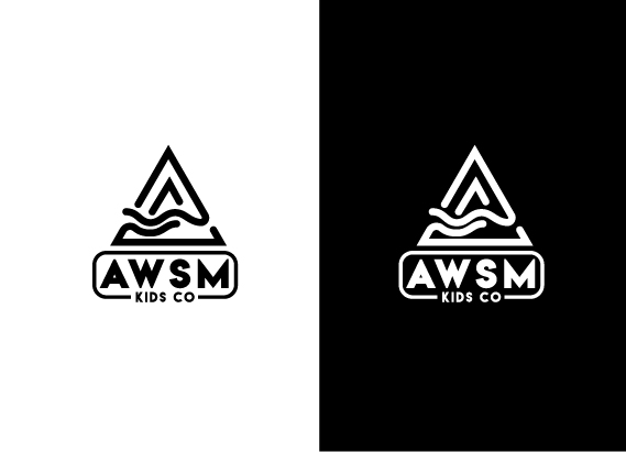 Modern, Bold Logo Design for AWSM APPAREL CO / AWSM KIDS CO by creative ...