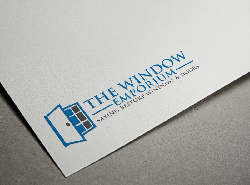 Logo Design for The Window Emporium Ltd then underneath a tag line ...