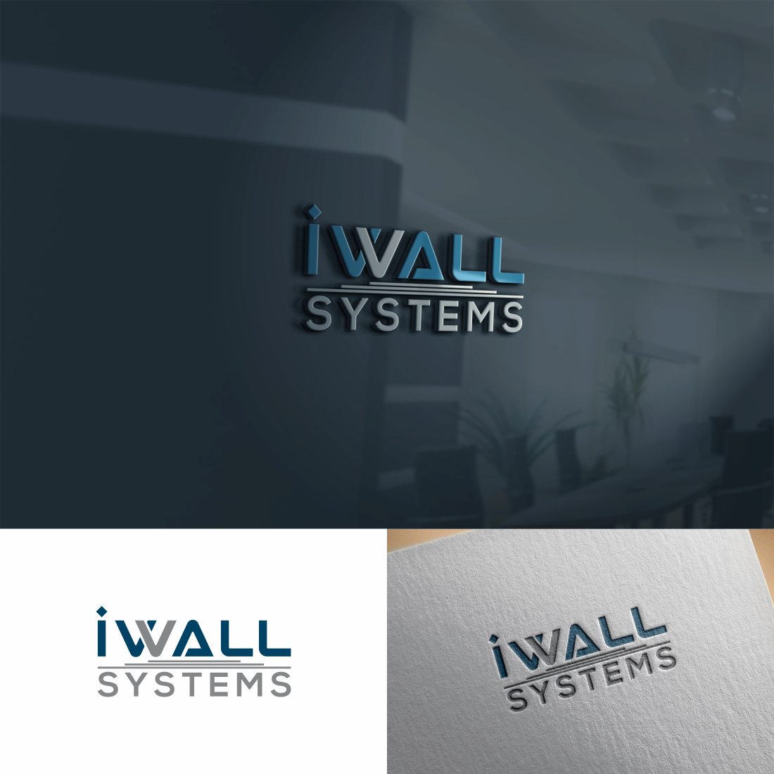 Elegant, Playful, Manufacturing Logo Design for iWALL Systems by ...
