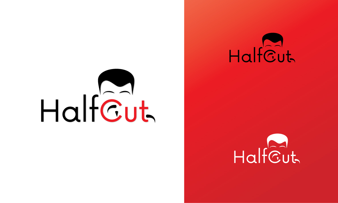 Logo Design for HalfCut by Rydberg fernandez | Design #20447332