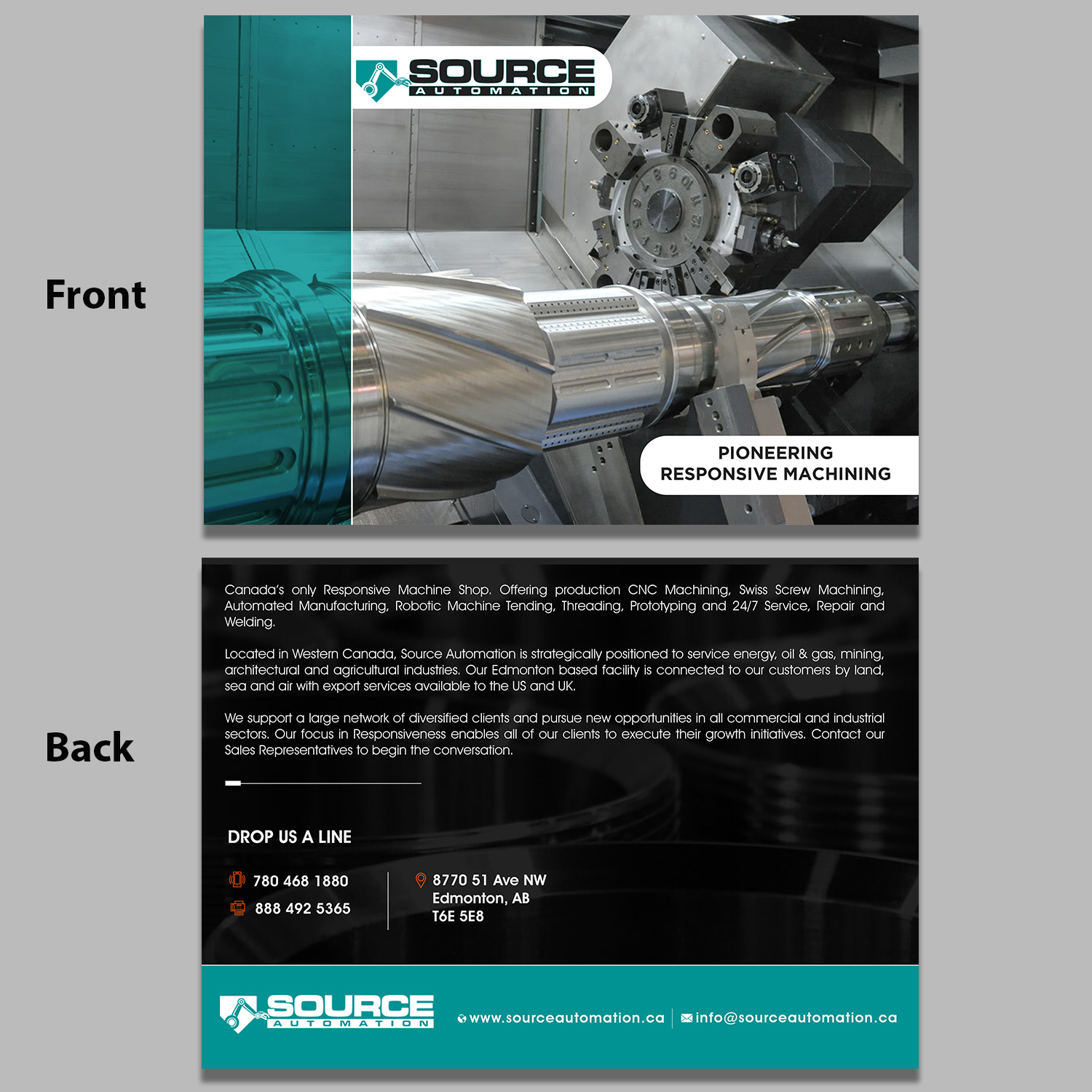 Bold, Colorful Flyer Design for Source Automation Inc by debdesign ...