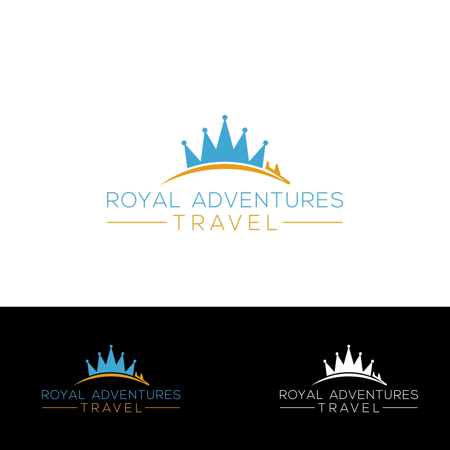 Logo Design for Royal Adventures Travel by GVisions | Design #20426641