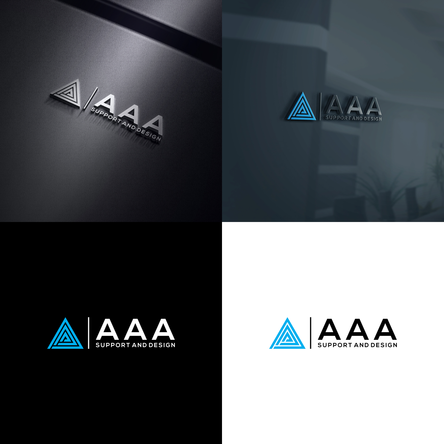 Professional, Serious Logo Design for AAA support and design, LLC by ...