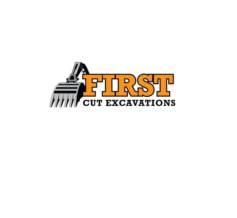 Elegant, Playful Logo Design for First Cut Excavations by instudio ...