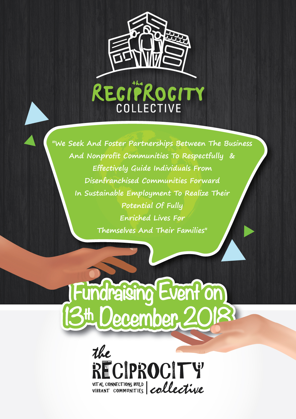 Elegant, Playful Flyer Design for The Reciprocity Collective by ...