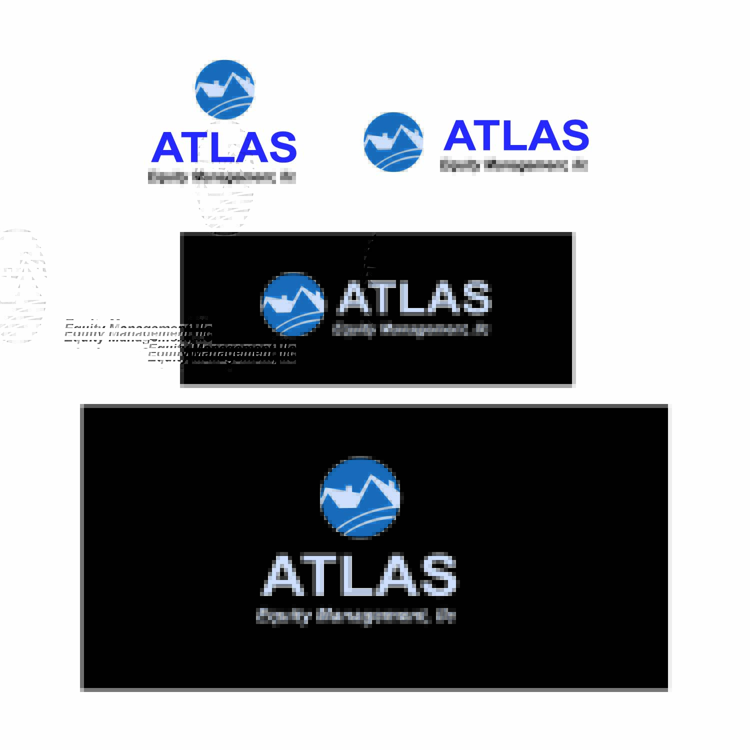 Professional, Upmarket Logo Design for Atlas Equity Management, llc. by ...