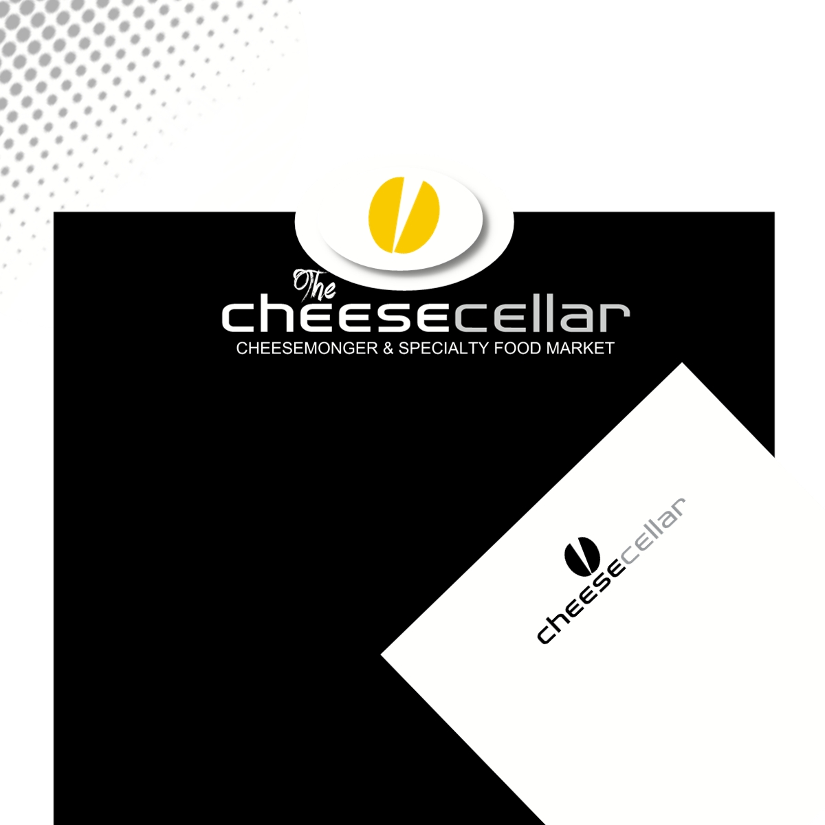 Bold, Playful, Retail Logo Design for The Cheese Cellar (plus a second ...