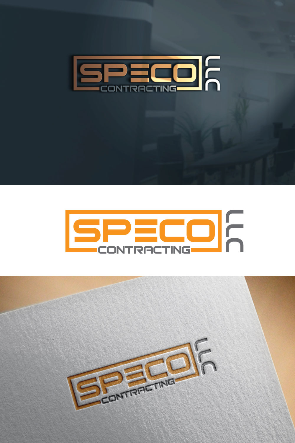 Masculine, Serious, Contractor Logo Design for SPECO Contracting LLC by ...