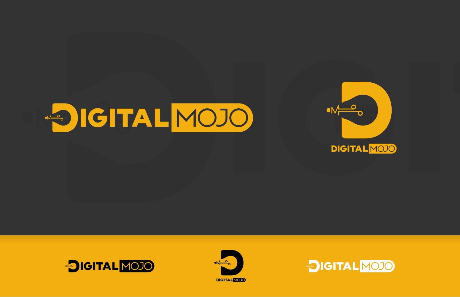 Modern, Masculine, Digital Marketing Logo Design for Digital Mojo by ...