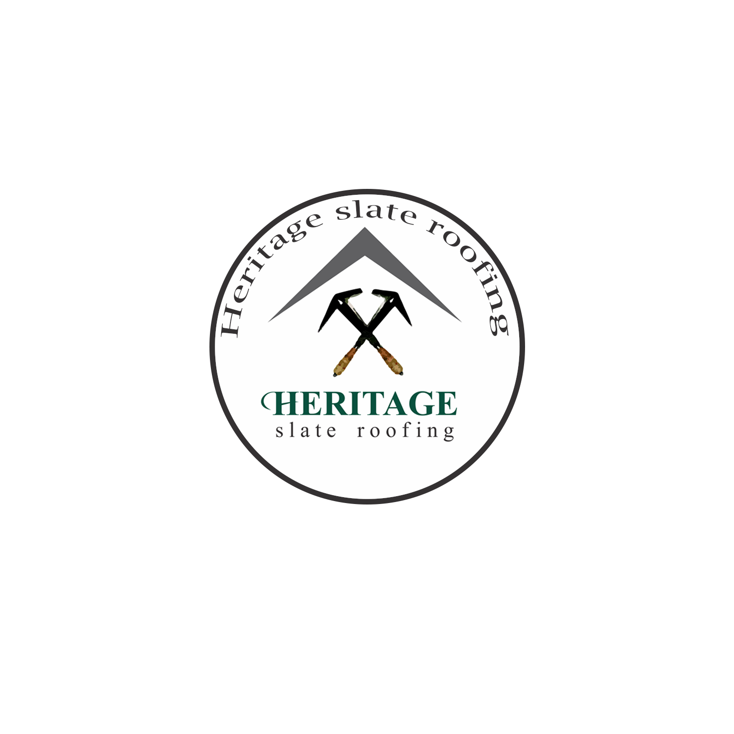Bold, Serious, Roofing Logo Design for Heritage Slate Roofing by Naqash ...