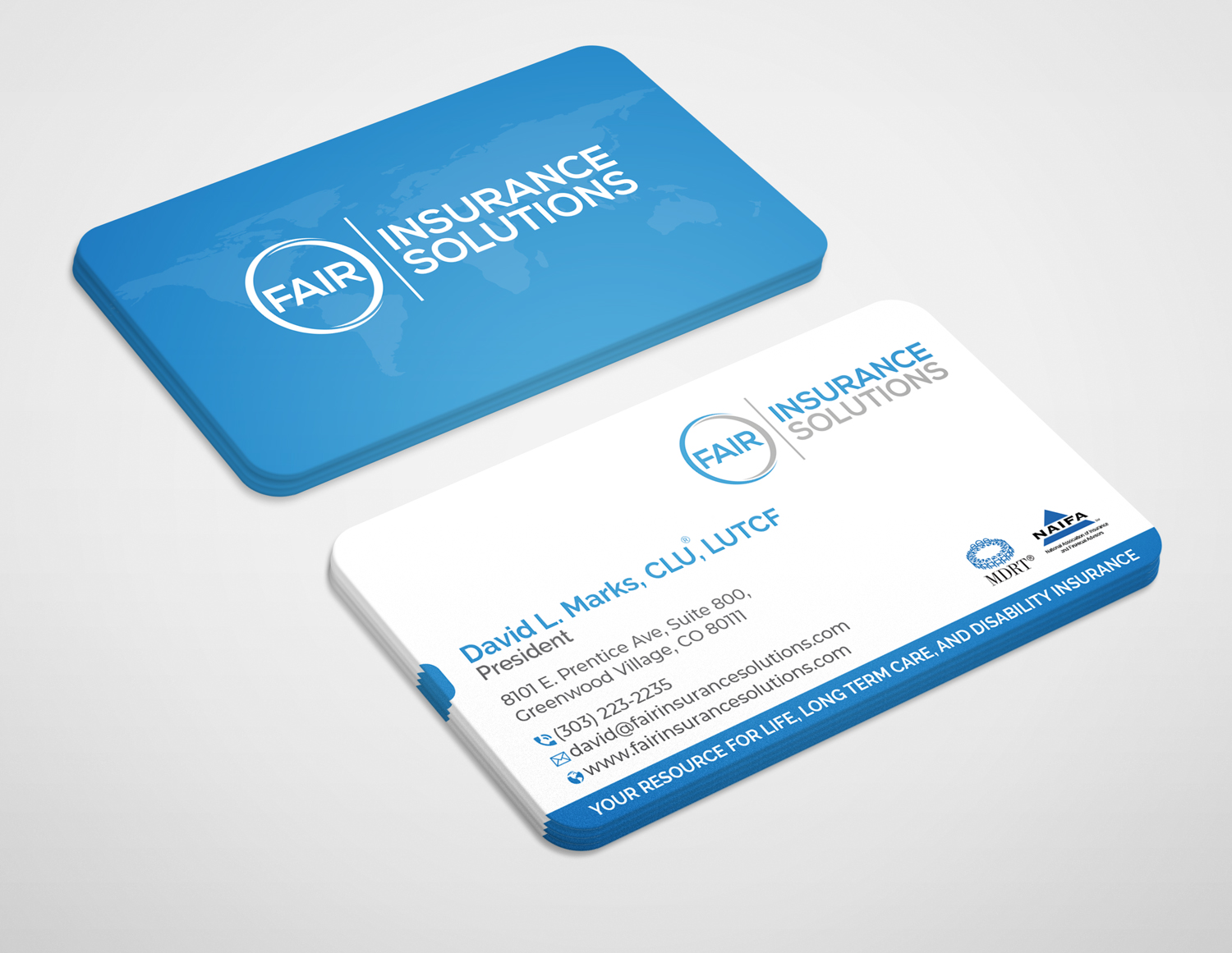 Upmarket, Bold, Insurance Broker Business Card Design for a Company by ...