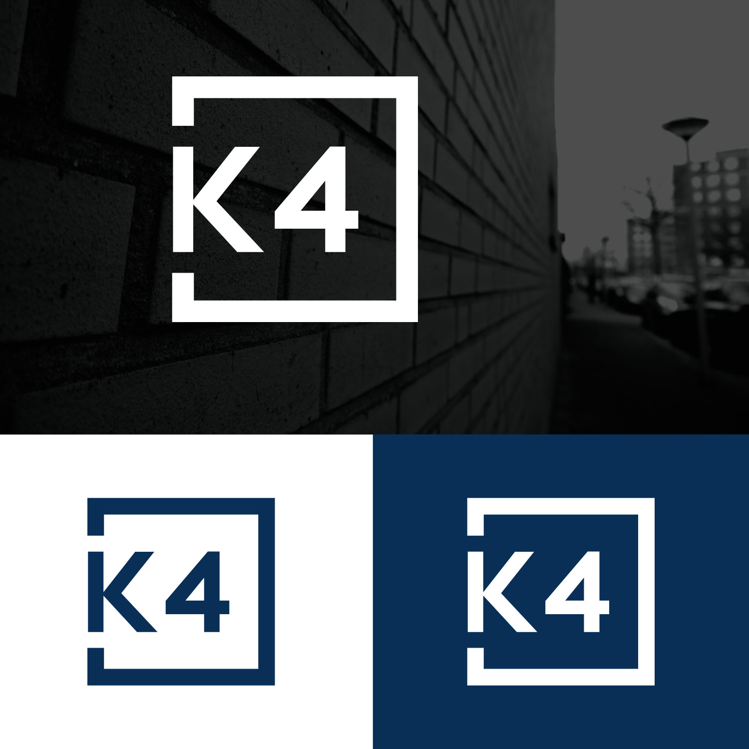 Playful, Personable Logo Design for K4 by Rupok MT | Design #20514241