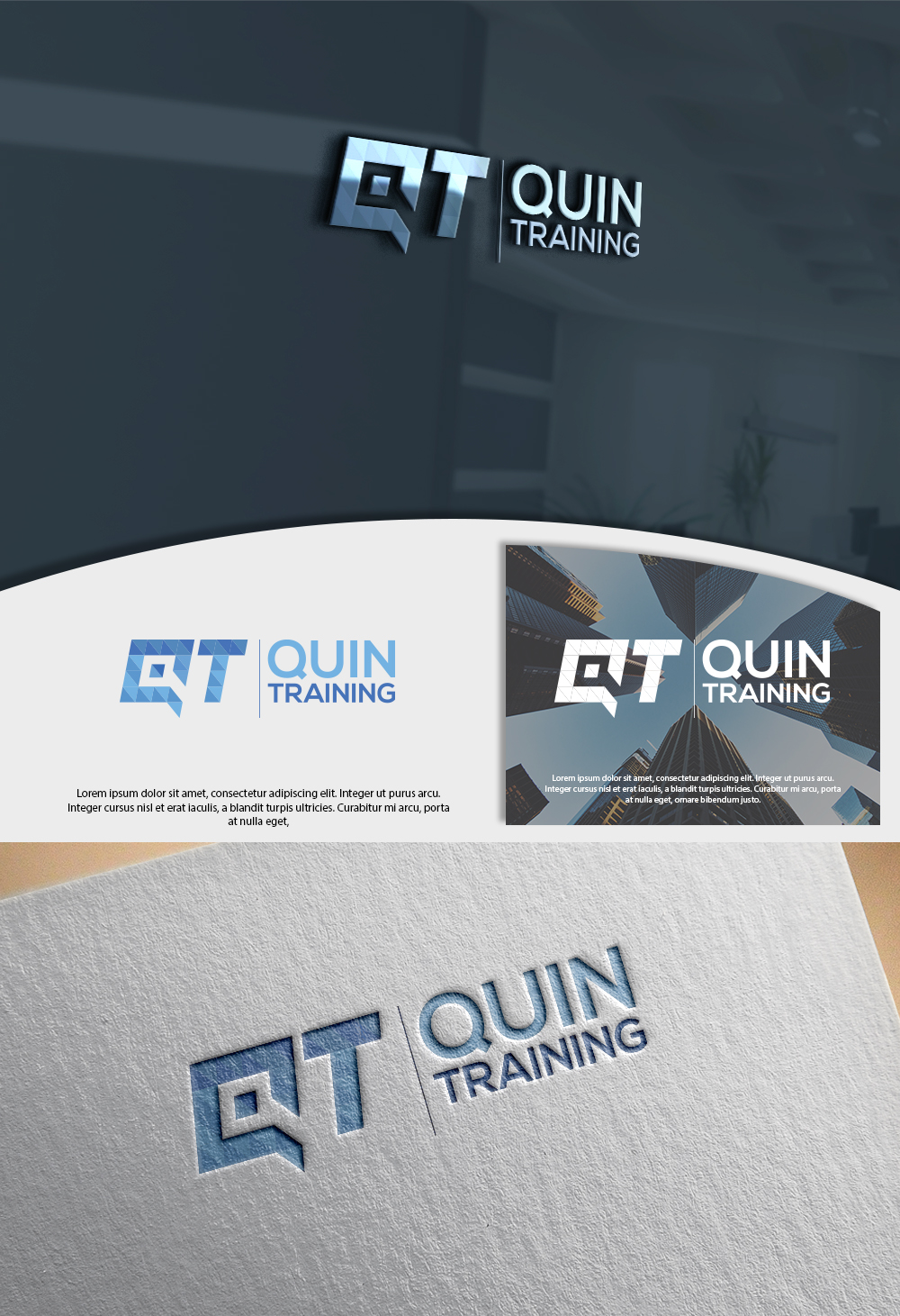 Modern, Colorful, Training Logo Design for Quin Training by InkForge ...