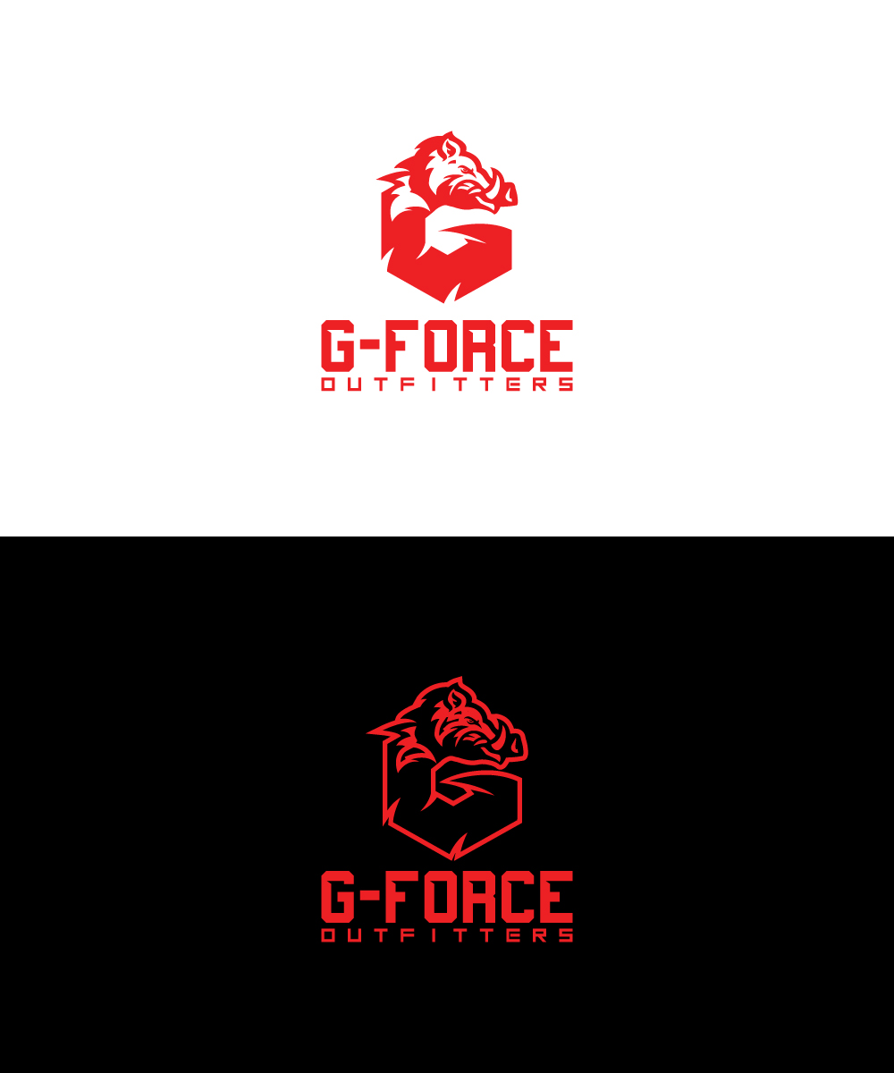 Bold, Masculine Logo Design for G-Force Outfitters by ART DEPOT ...