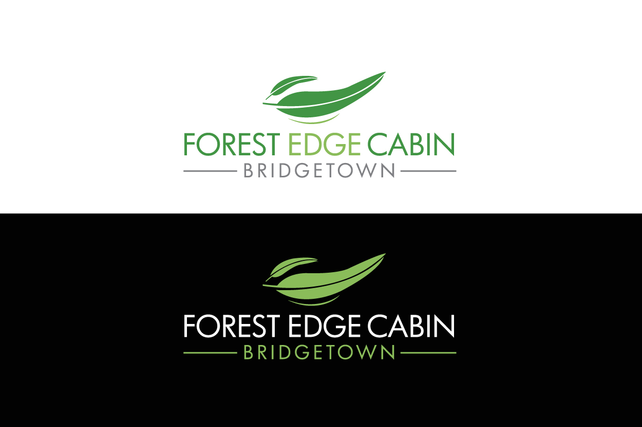 Modern, Colorful Logo Design for "Forest Edge Cabin" - add "Bridgetown ...