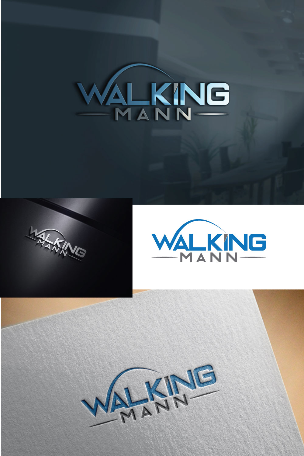 Serious, Modern Logo Design for Walking Mann by Bismillahir Rahmanir ...