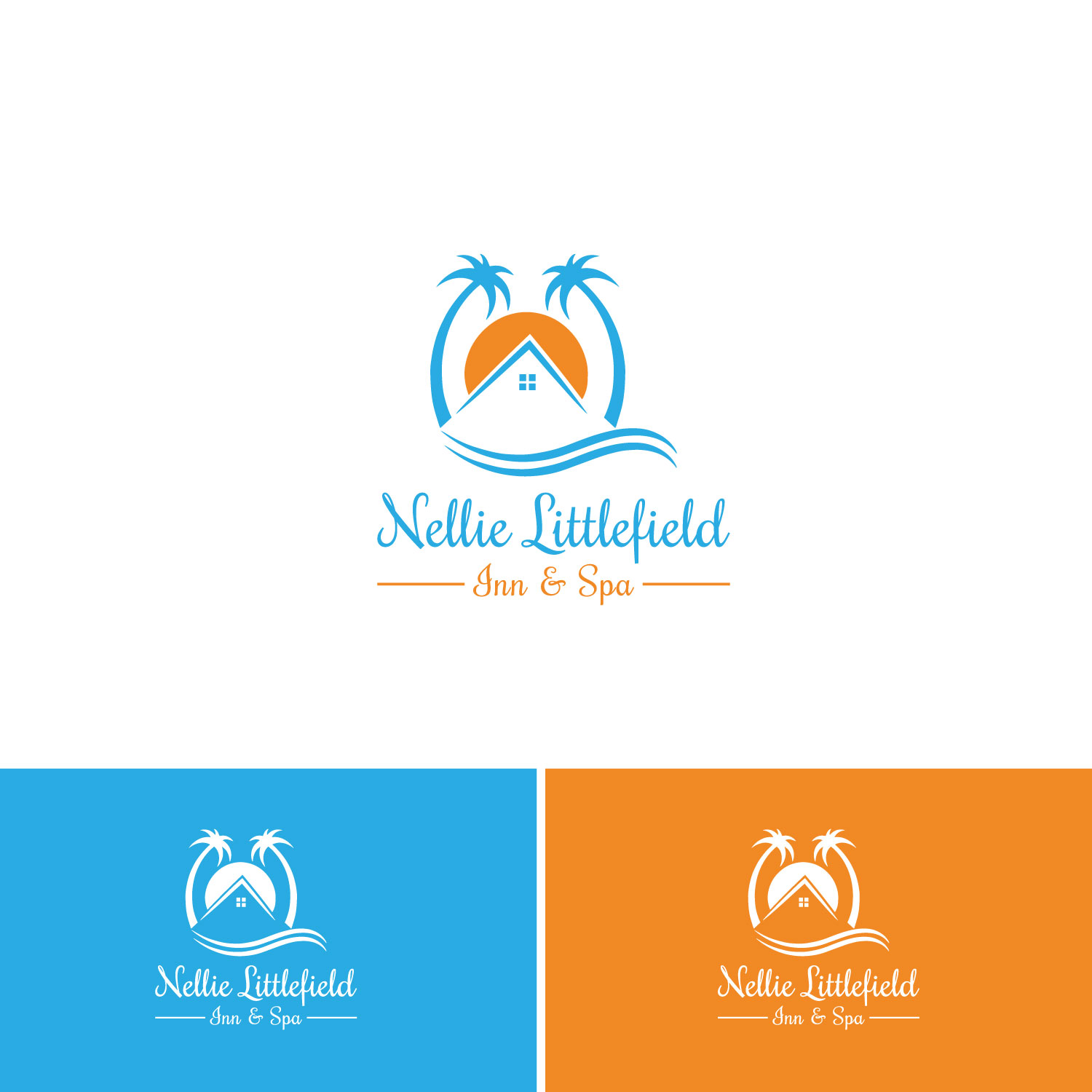 Elegant, Serious, Lodging Logo Design for Nellie Littlefield Inn & Spa ...