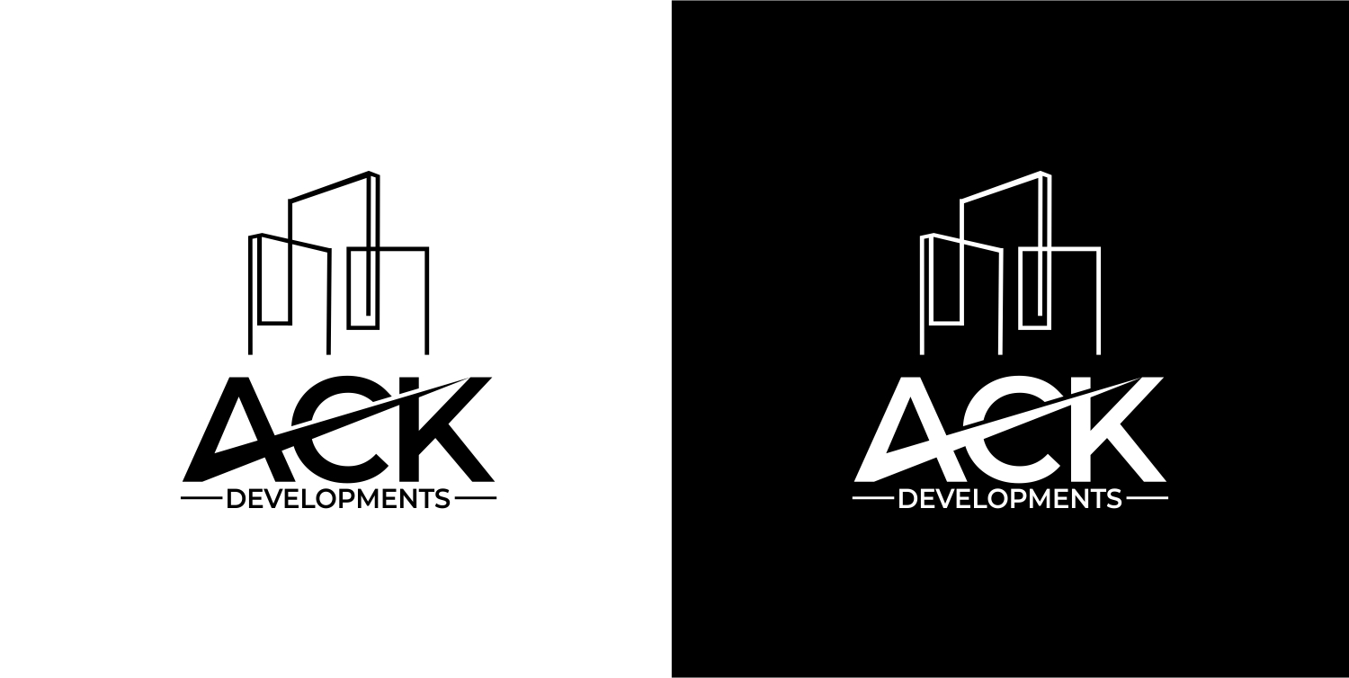 Bold, Traditional, Real Estate Development Logo Design for ACK ...