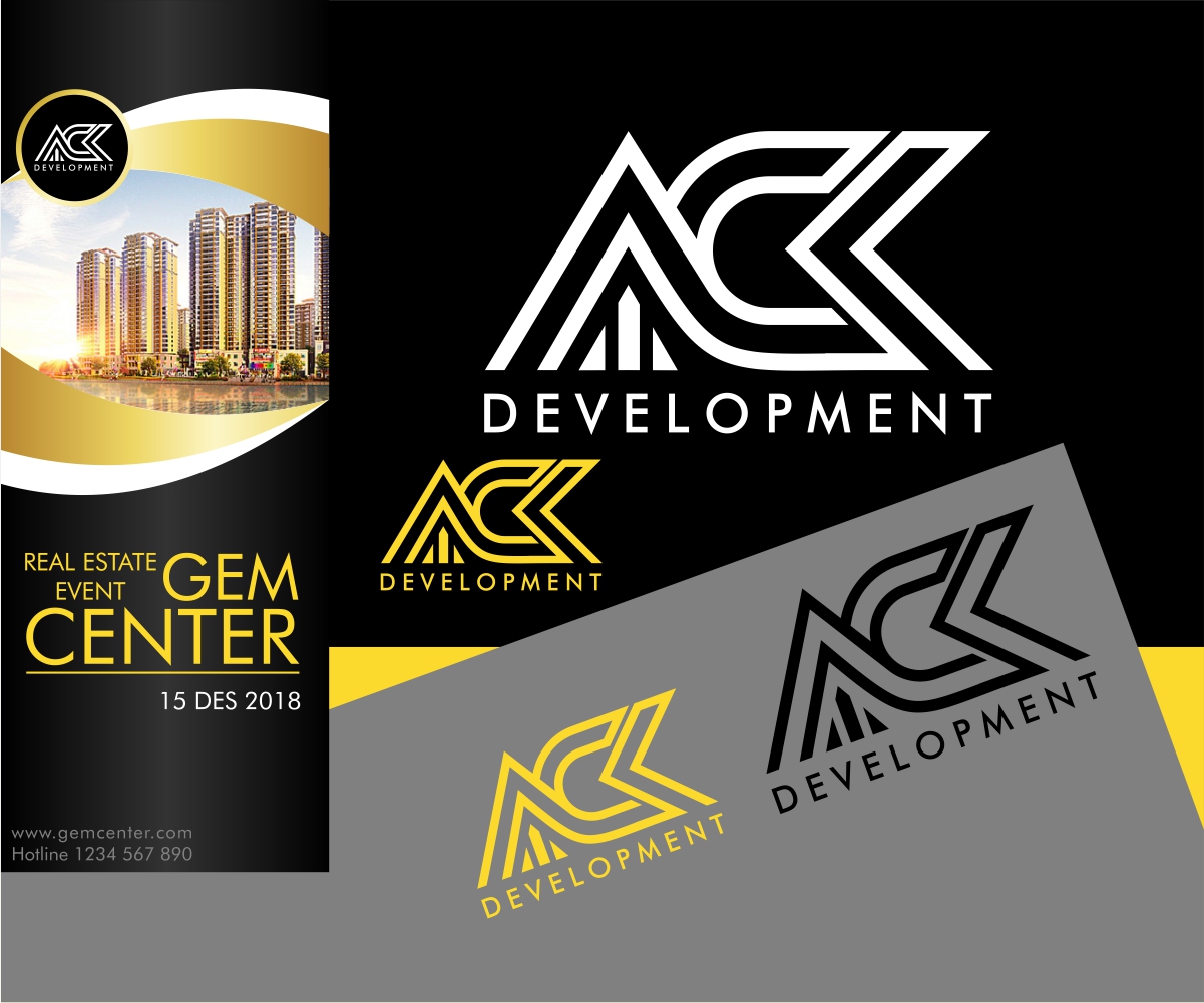 Bold, Traditional, Real Estate Development Logo Design for ACK ...