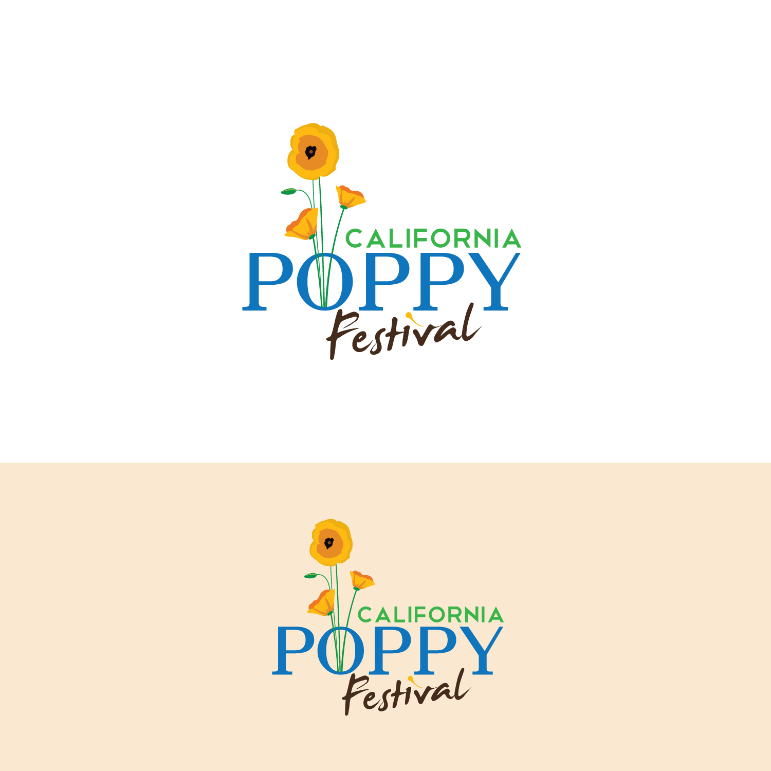Logo Design for California Poppy Festival by sankar999 | Design #20550831