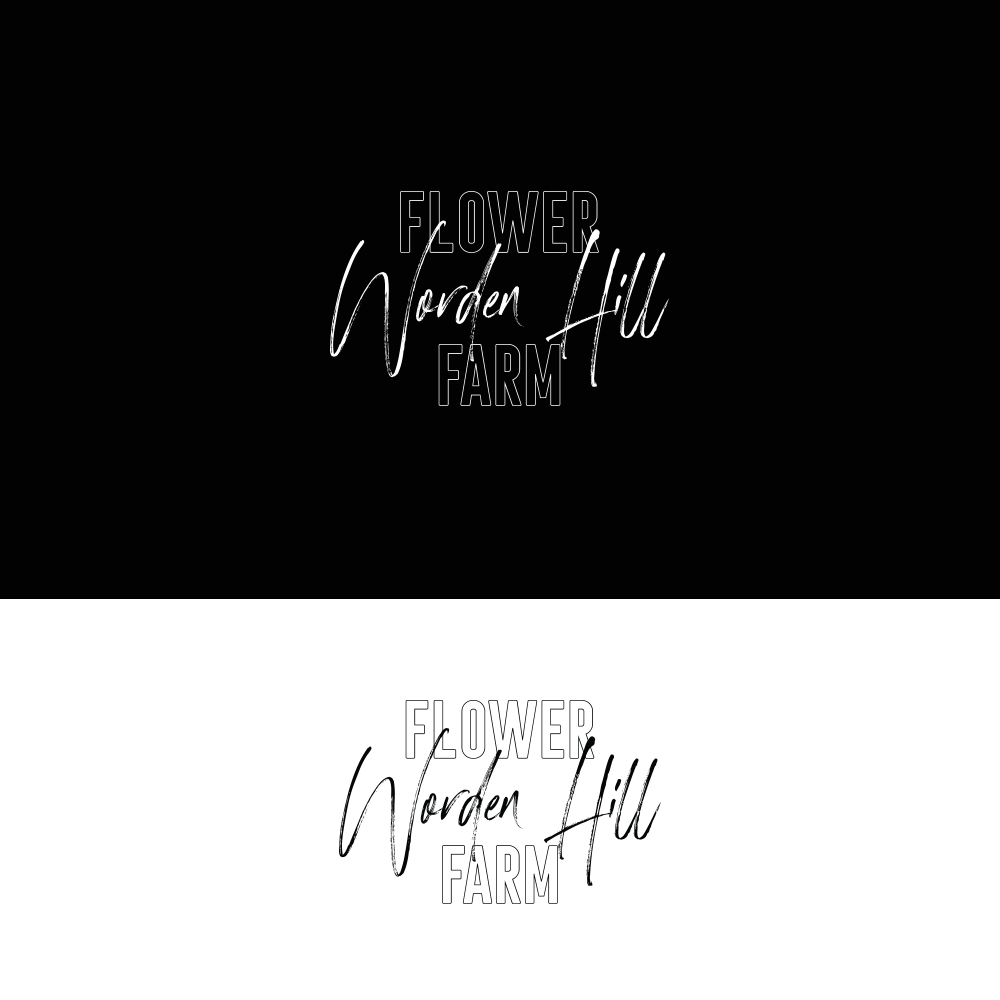 Elegant, Playful Logo Design for Worden Hill Flower Farm by InkForge ...