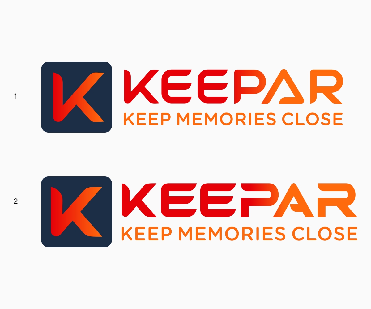 Modern, Upmarket Logo Design for Keepar - Keep Memories Close by B8 ...