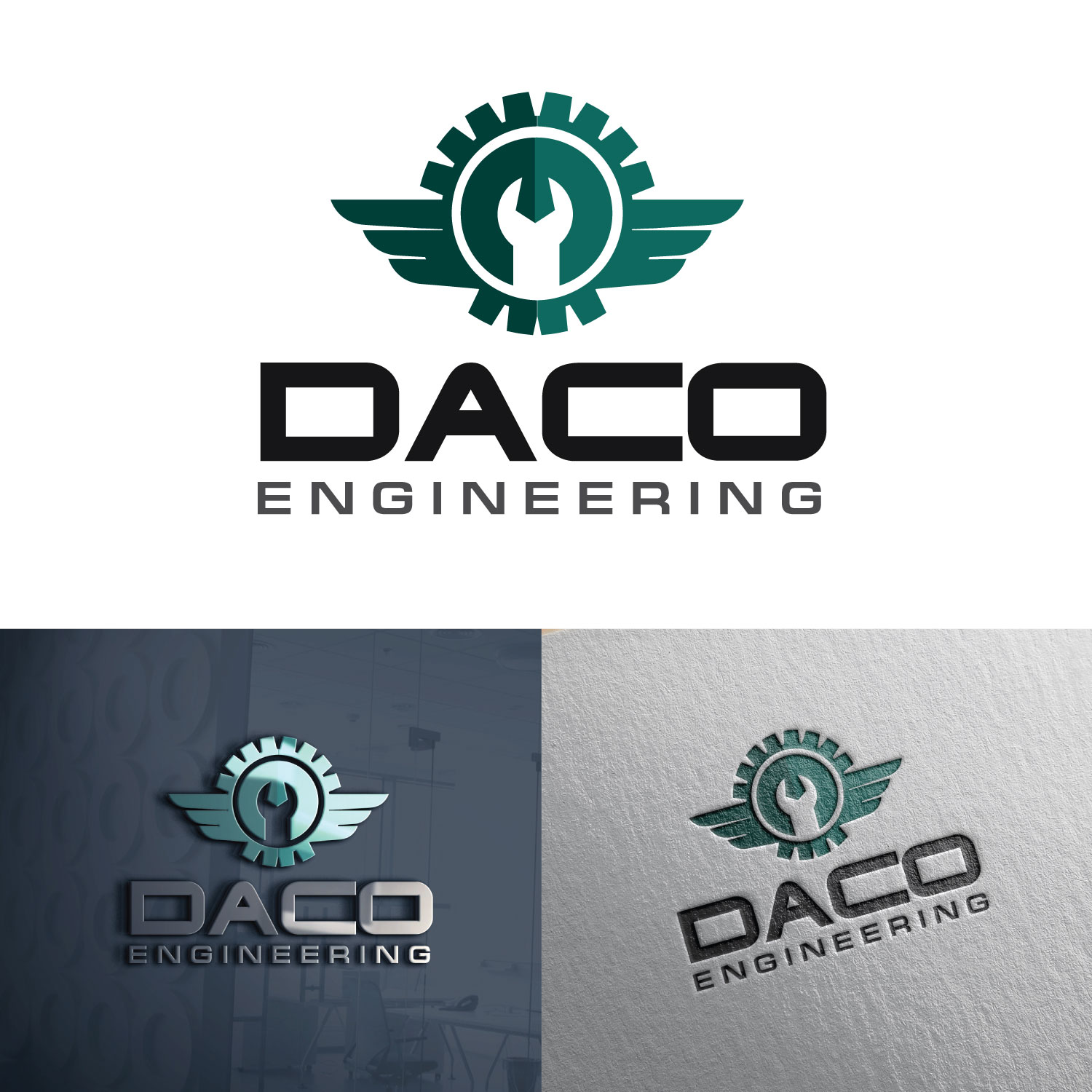Bold, Modern, Car Racing Logo Design for DACO Engineering by concepts ...