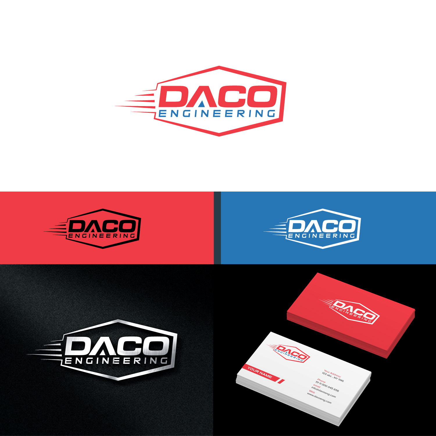 Bold, Modern, Car Racing Logo Design for DACO Engineering by Maxo-Biz ...