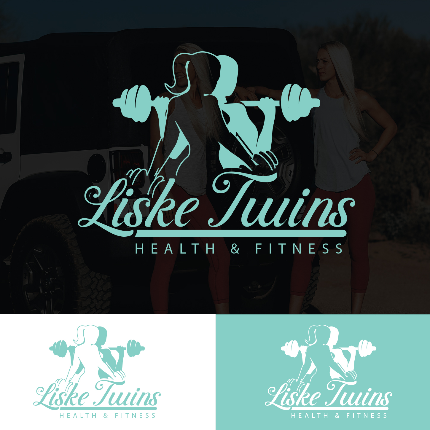 Bold, Personable, Fitness Logo Design for Liske Twins by RangLga ...